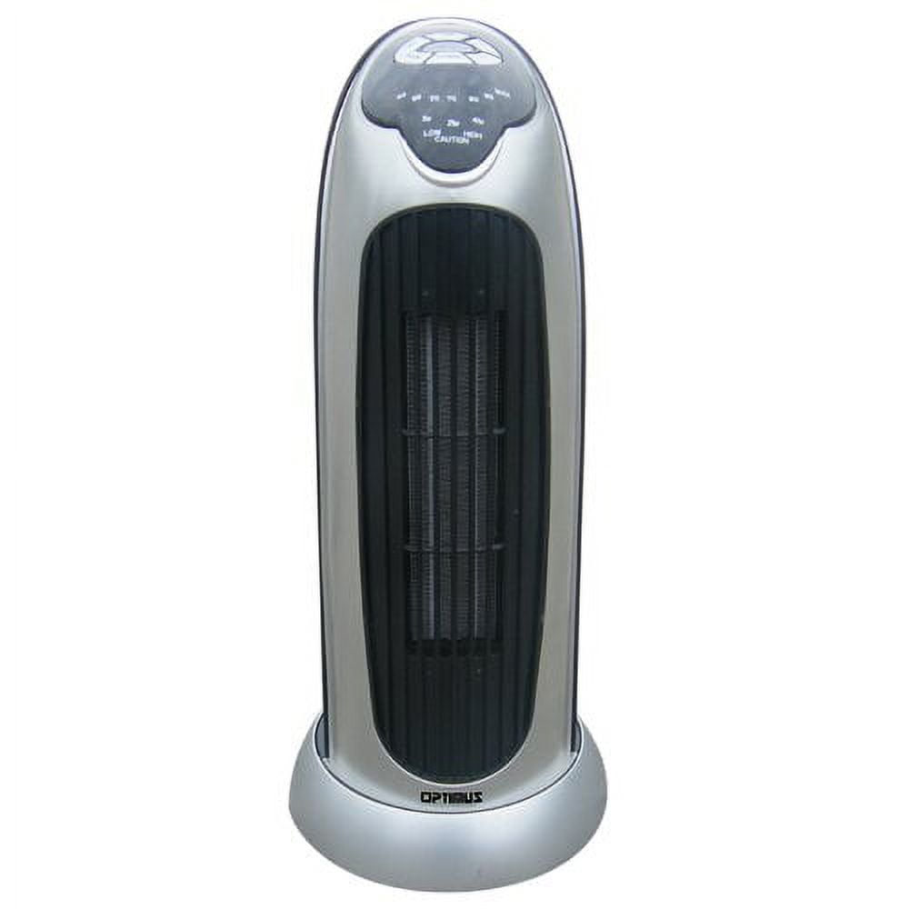 Optimus 17" Oscillating Tower Heater with Digital Temperature Readout ...