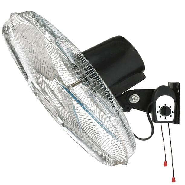 Optimus 18 Inch 3 Speed Industrial Oscillating Wall Mount Fan - Walmart ...