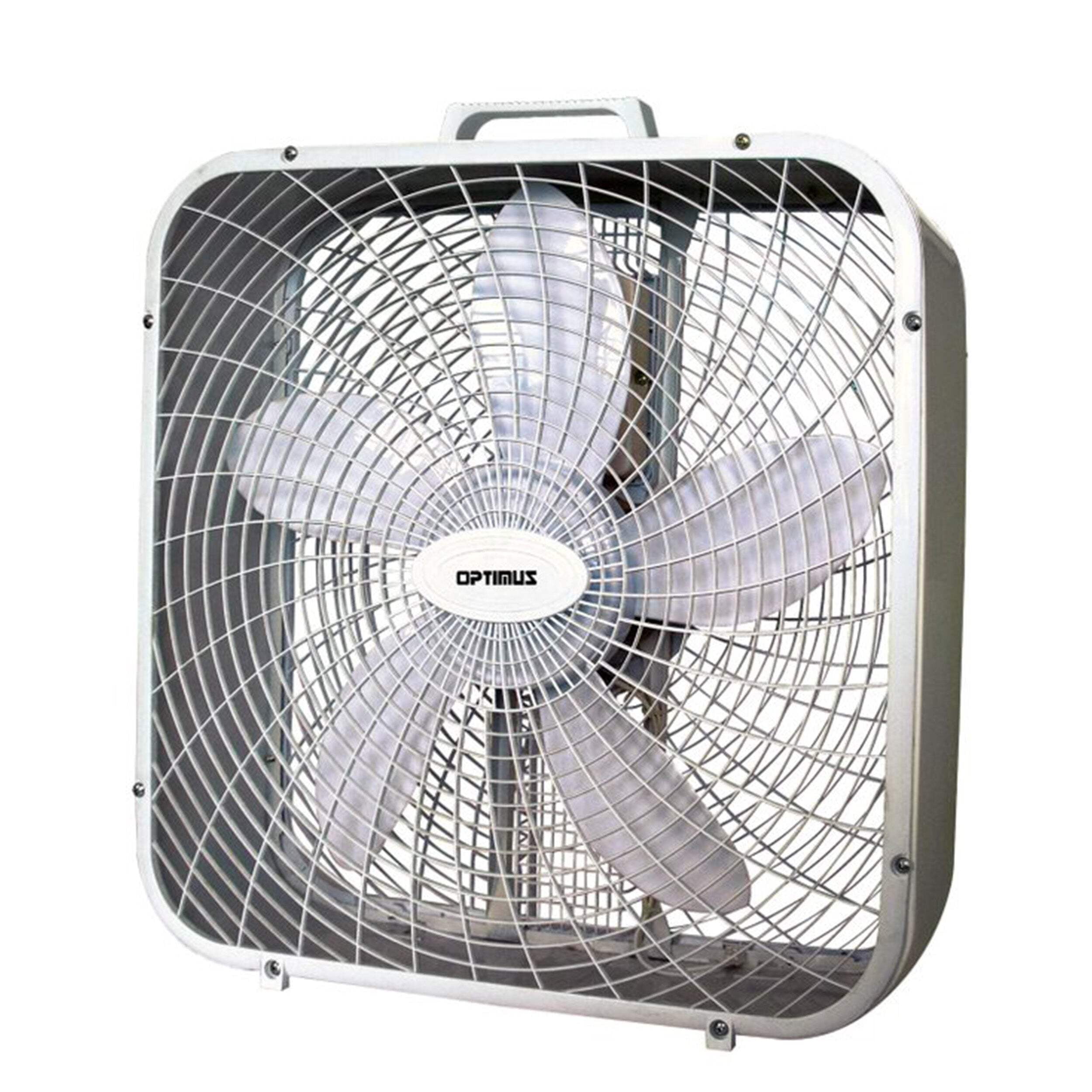 Optimus 20 inch Box Fan - White - Walmart.com