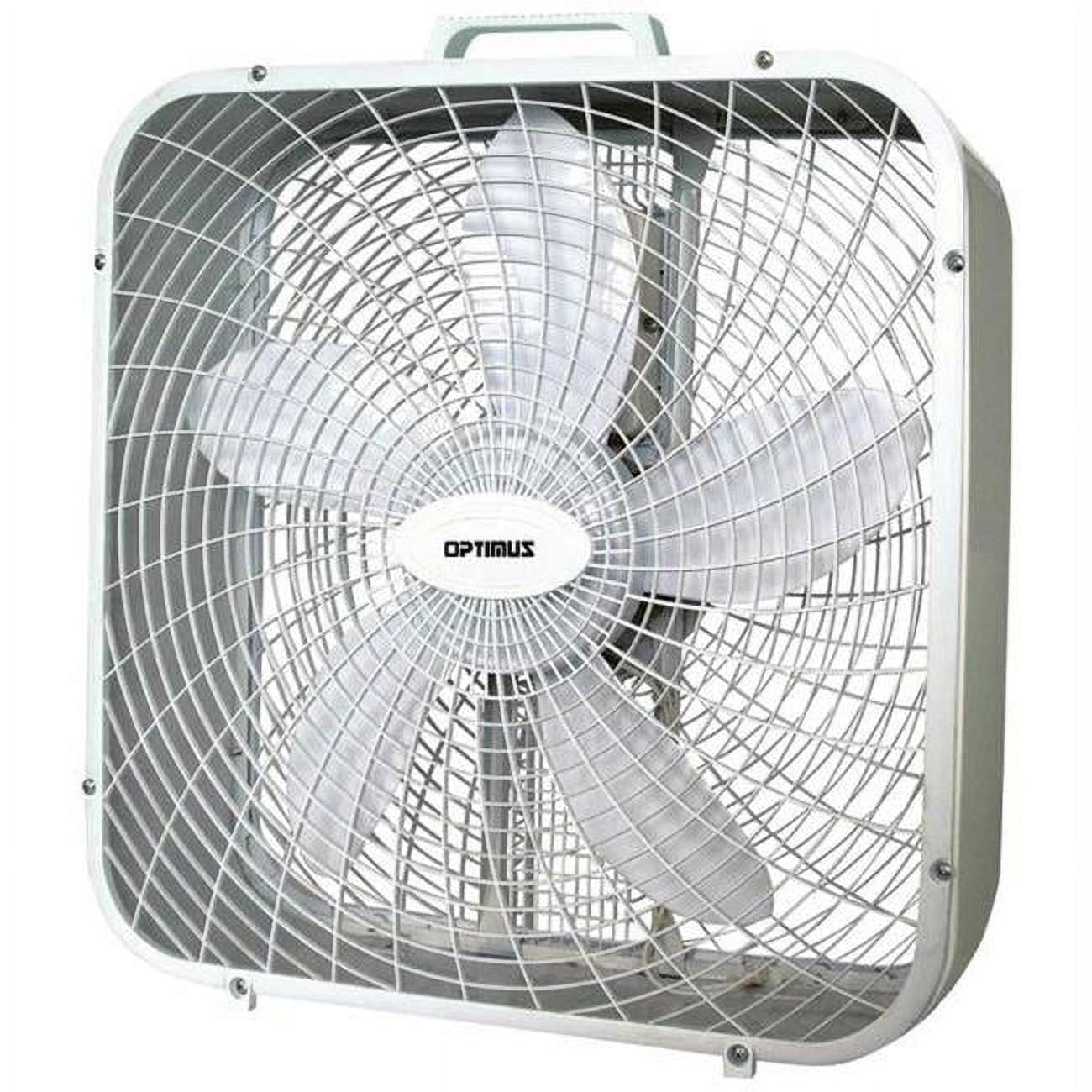 Optimus 20 inch Box Fan - White - Walmart.com