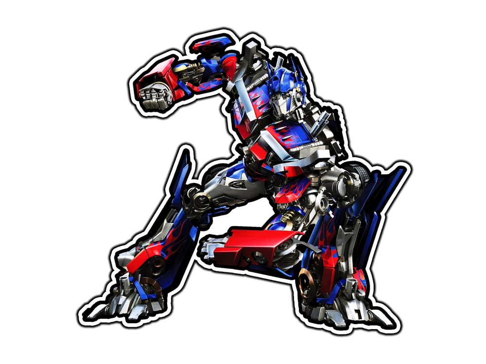 Optimus Prime #1 Sticker Cartoon Sticker, Phone Decal Water Bottle ...