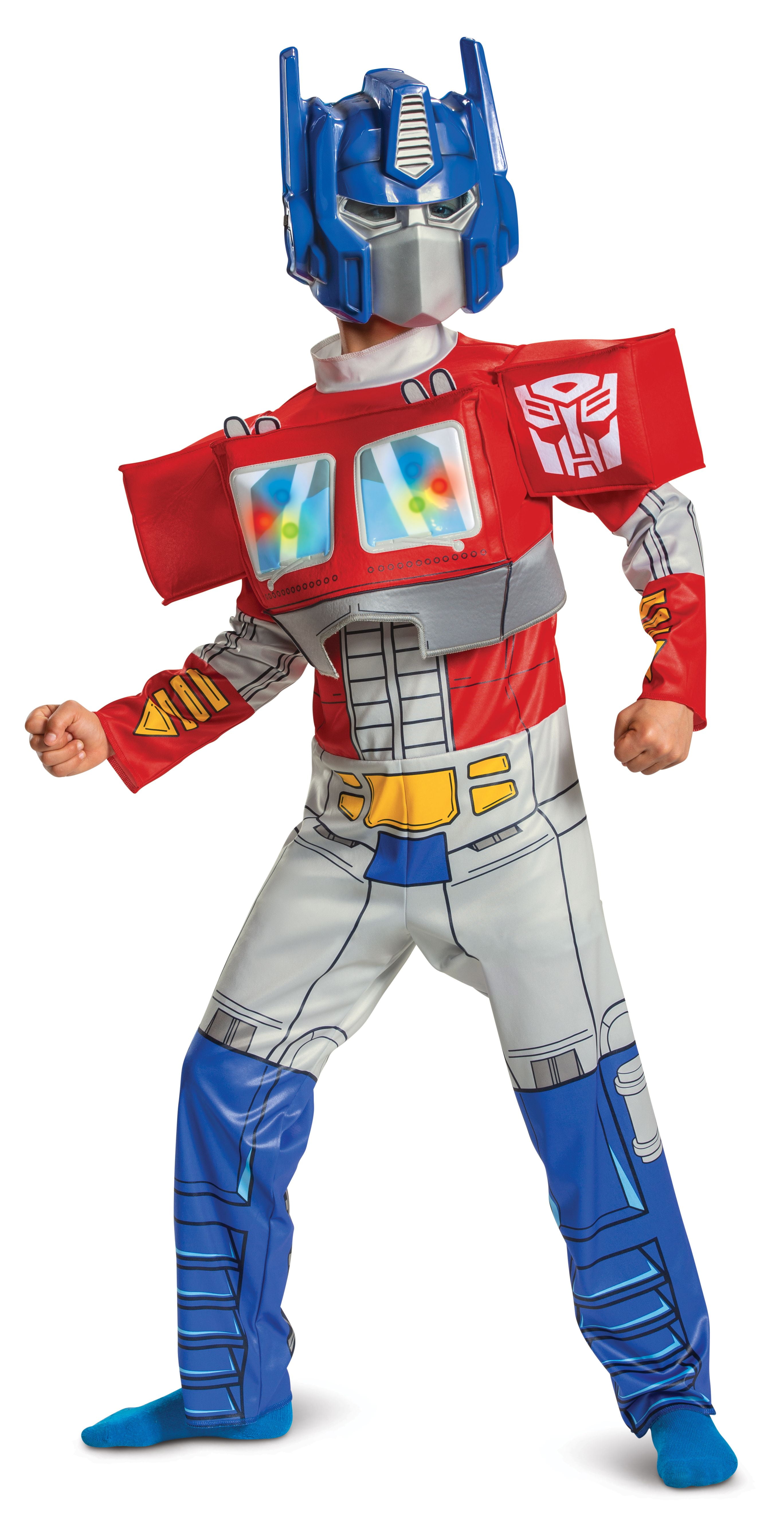 Optimus Prime Light-Up Deluxe Gen 1 Child Costume - Walmart.com