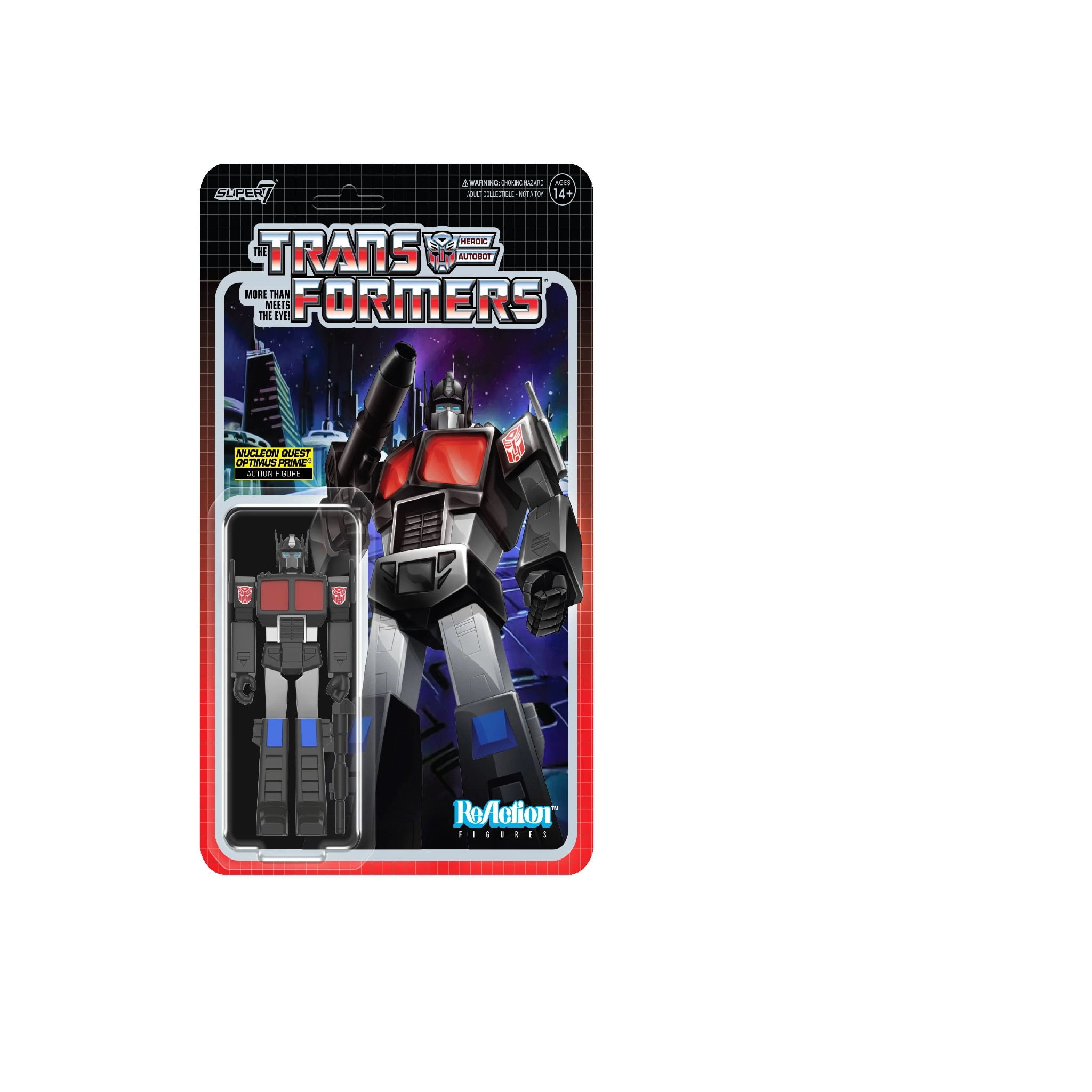 Optimus Prime Nuclear Quest The Transformers Super7 Reaction Action ...