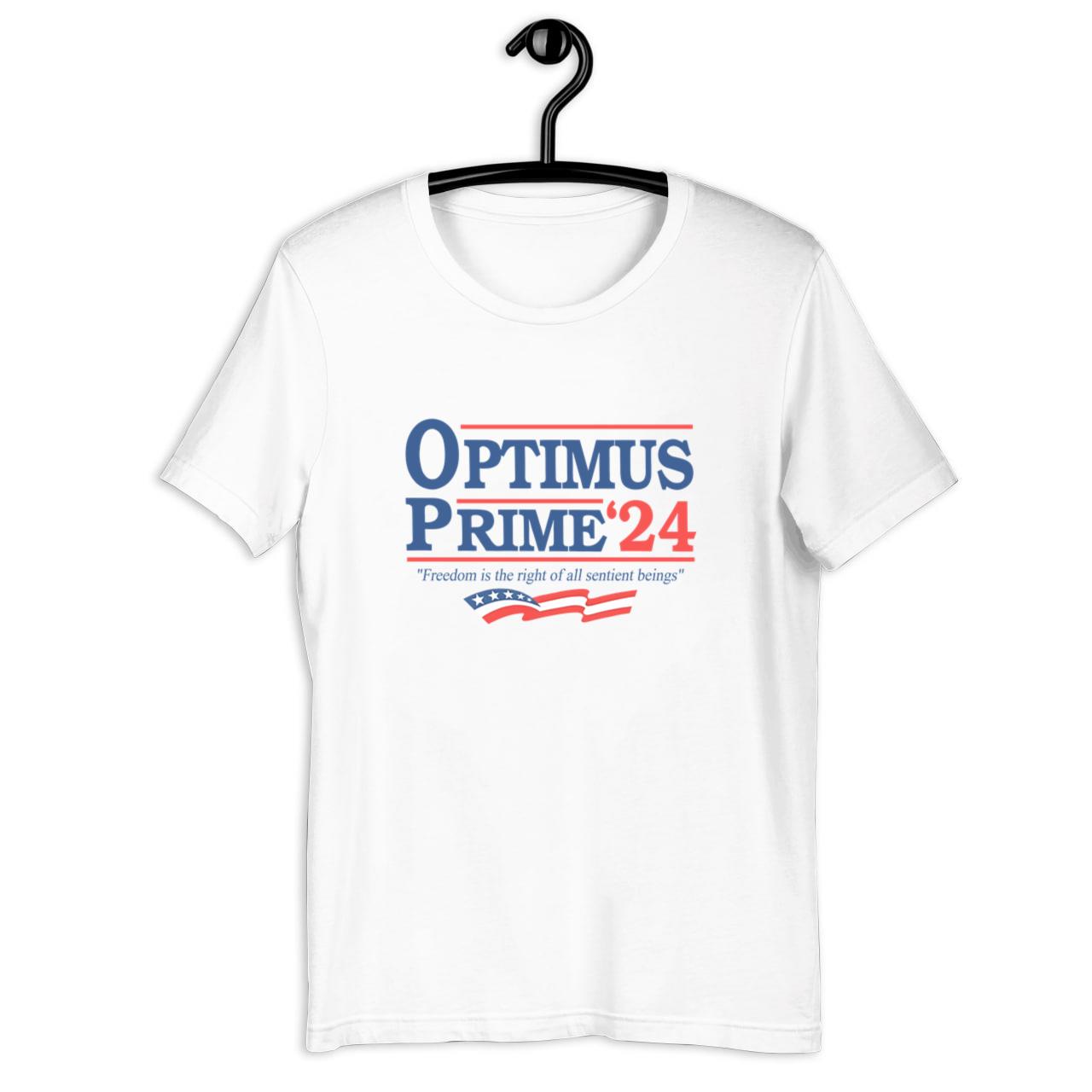 Optimus Prime President Shirt Optimus Prime Vote For President Shirt ...