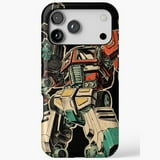 Optimus Prime Retro Robot Art iPhone Case 17 11 12 13 14 15 16 Pro Max ...