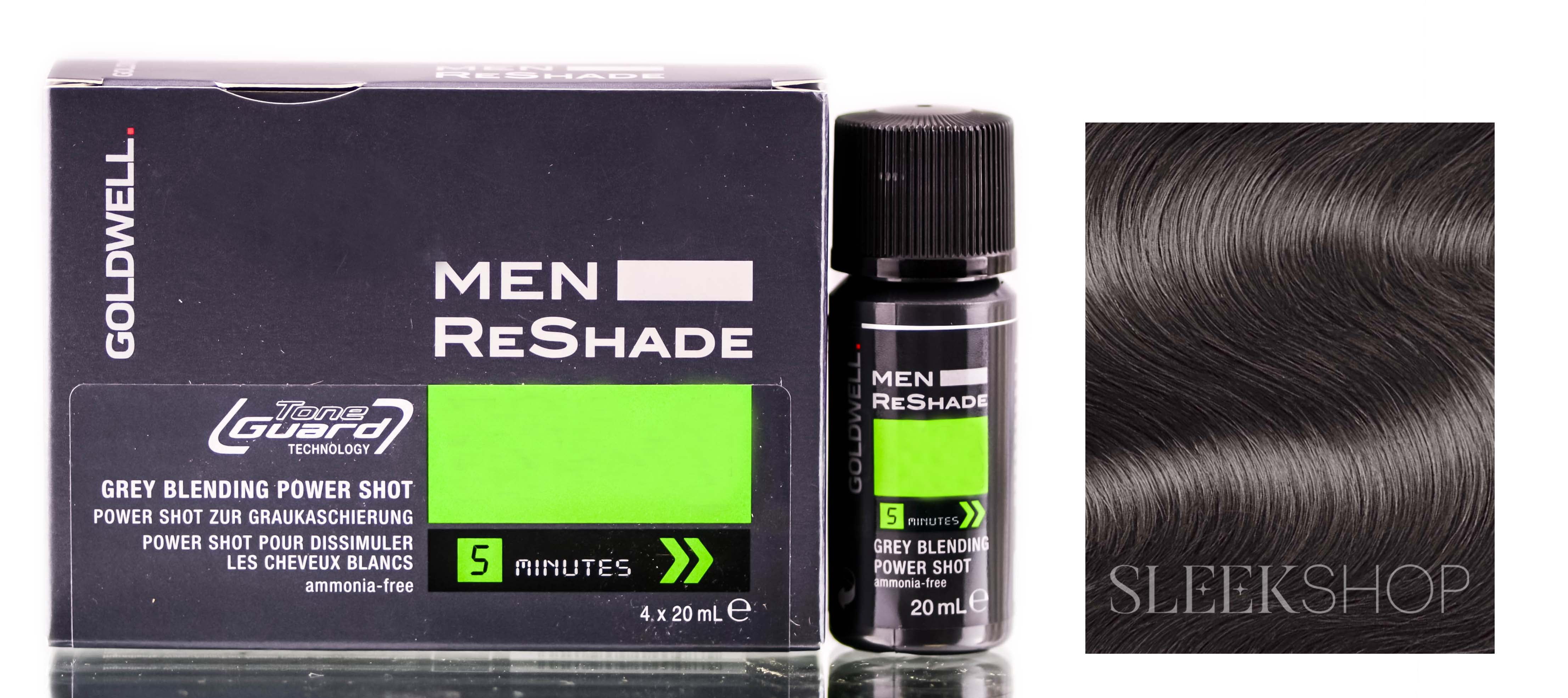 {Option : 6CA} Goldwell Men ReShade Grey Blending Power Shot (4 pack) w ...