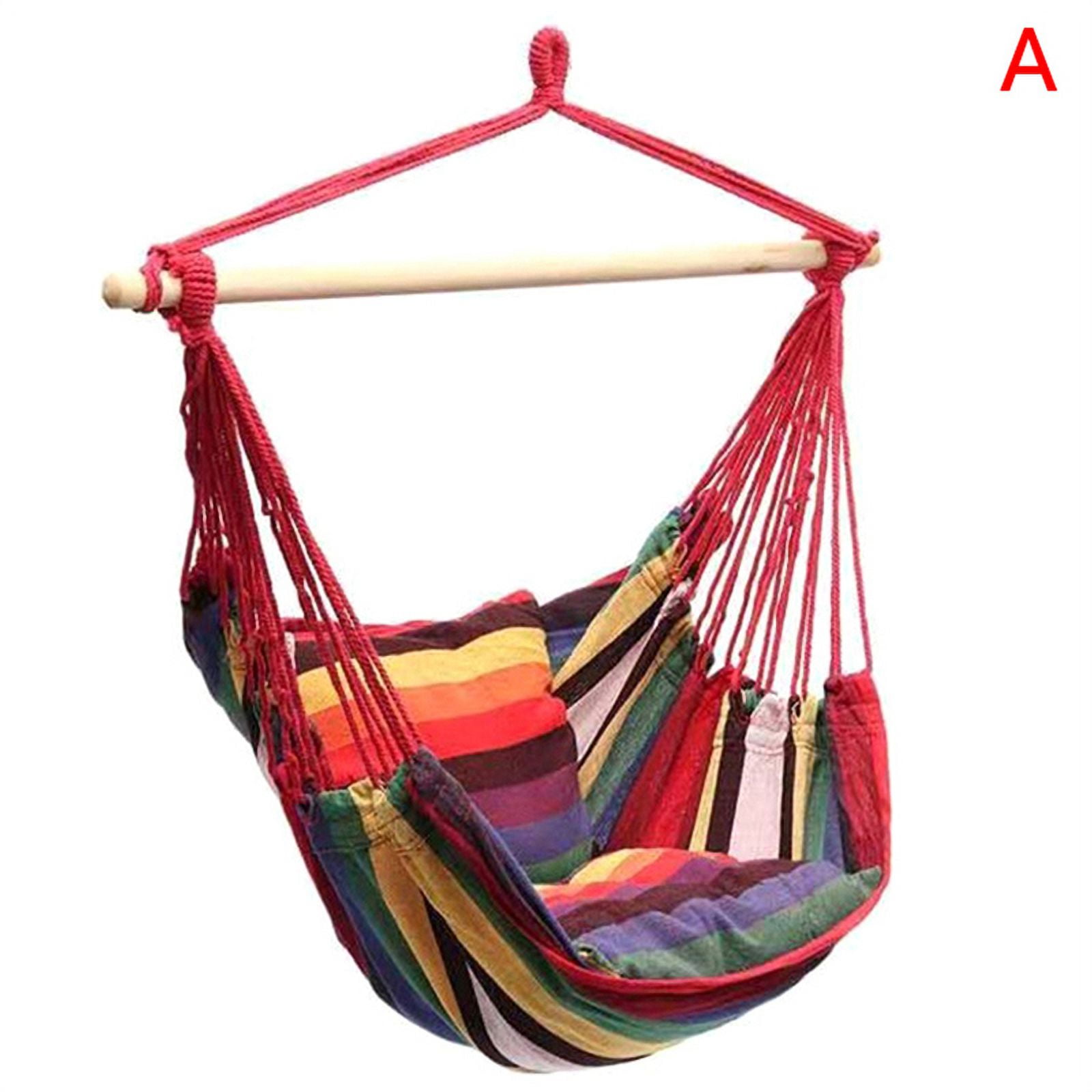 (Option A) Garden Hang Chair Swinging Indoor Outdoor Furniture Hammock ...
