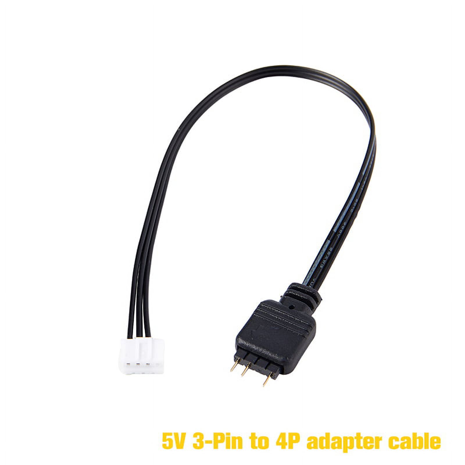 (Option B) COOLMOON Adapter Cable for 5V 3-Pin ARGB Interface Devices ...