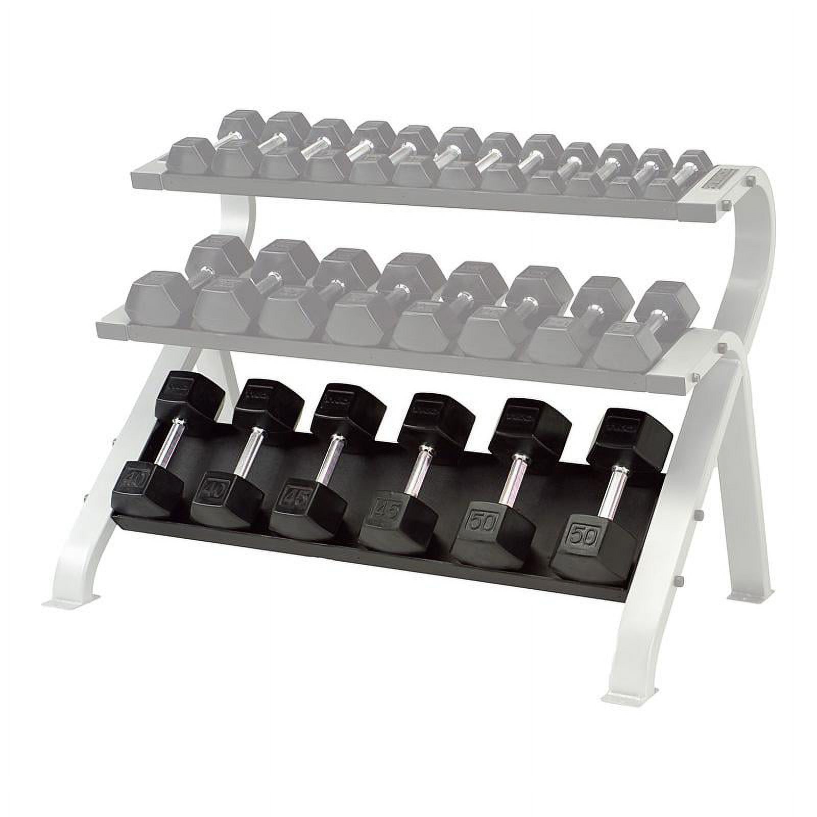 Optional 3rd Shelf for 2-Tier Horizontal Dumbbell Rack - Walmart.com