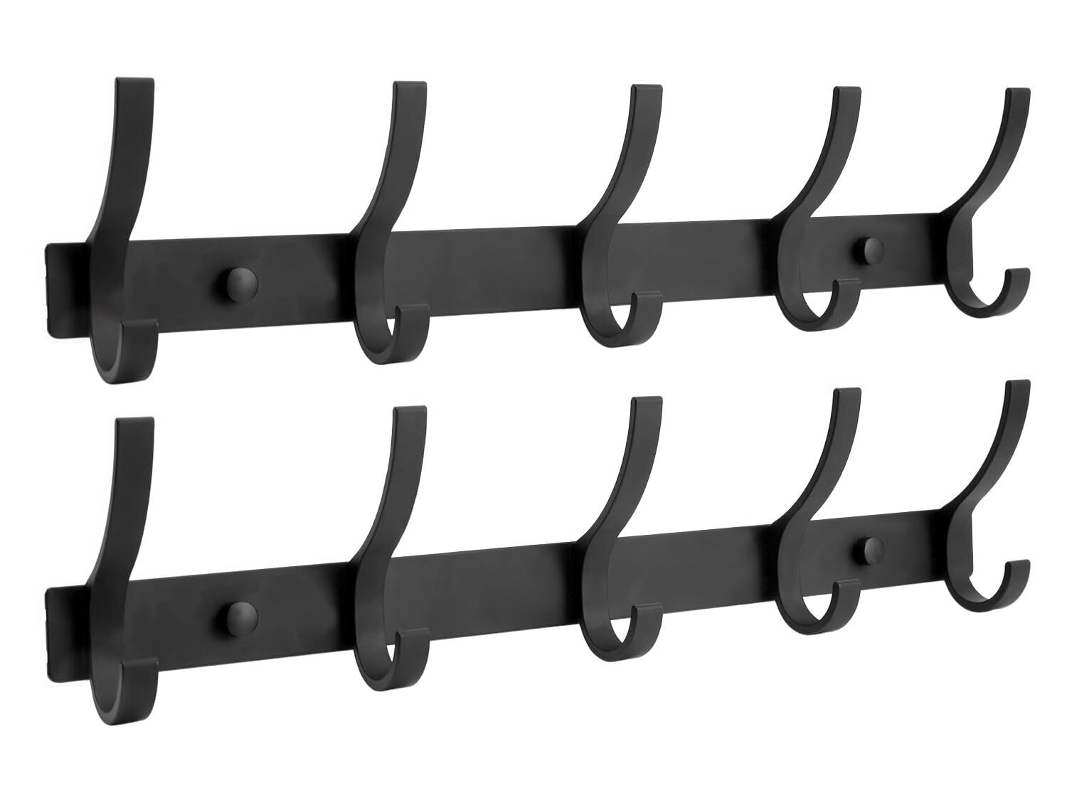 Optish 2 Pack Coat Rack Wall Mount, Coat Hooks Wall Mount, Wall Hooks ...