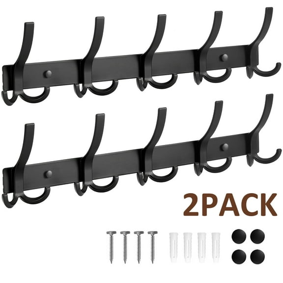 2Pack Folding Wall Hooks, 2026 Heavy Duty Zinc Alloy bag hooks for wall ...