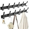 Dseap Coat Rack Wall Mounted-8 Tri Hooks,Stainless Steel Heavy Duty ...