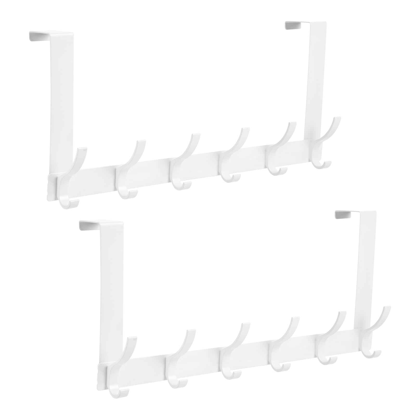Optish Over Door Hooks 12 Coat Hooks Towel Rack Decorative Space Saving ...