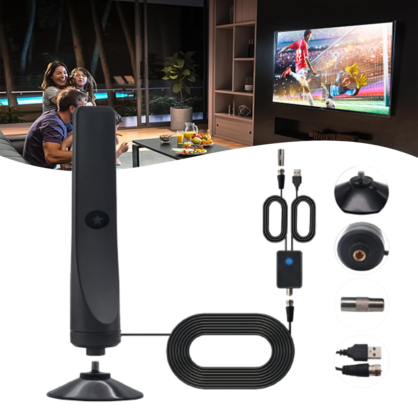 Optiwave Tv Antenna, Ultra4tv Antenna, HD Tv Antenna for Smart Tv, HD ...