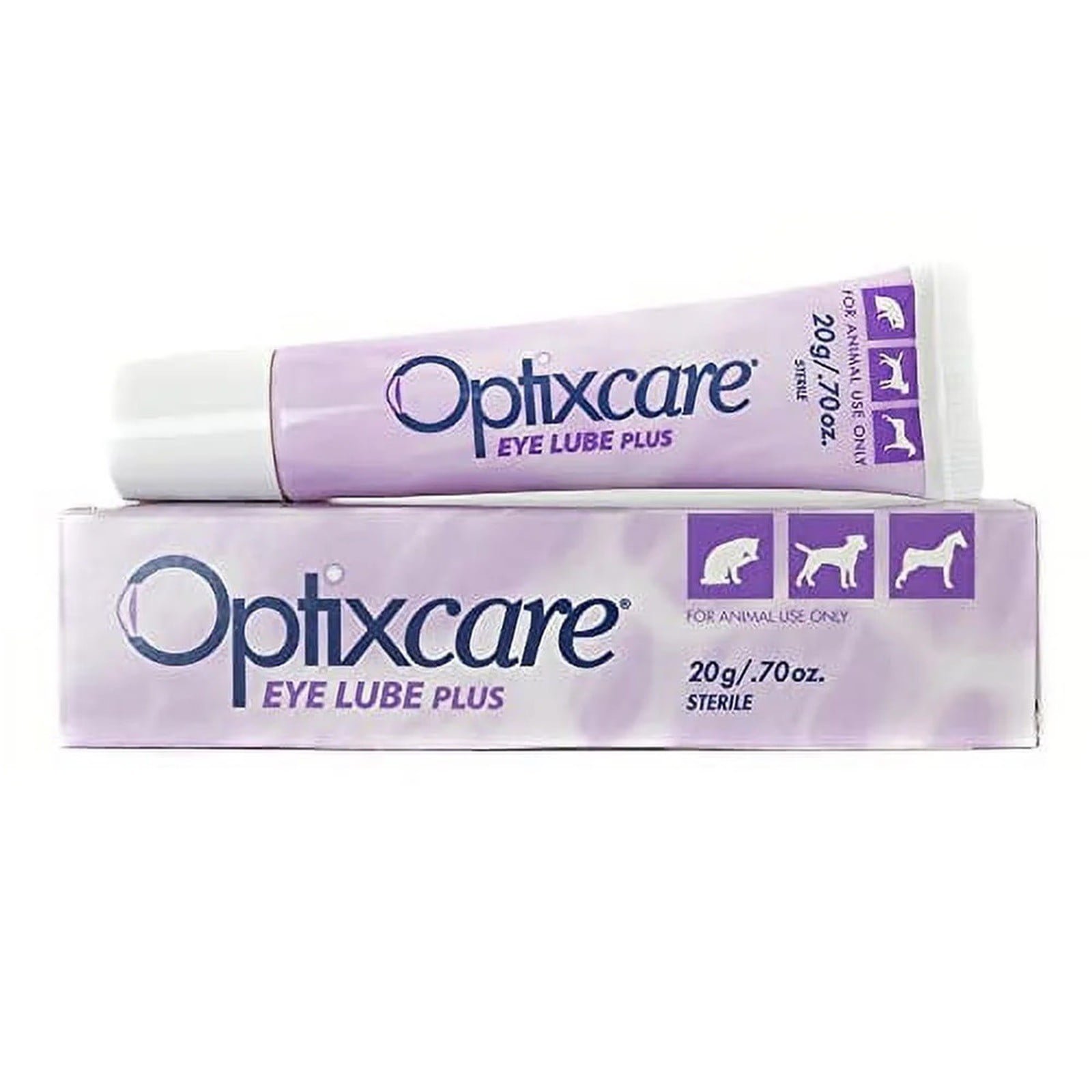 Optix_Care Eye Lube Plus with Hyaluron, 20g Lubricant Gel for Dog, Cat ...