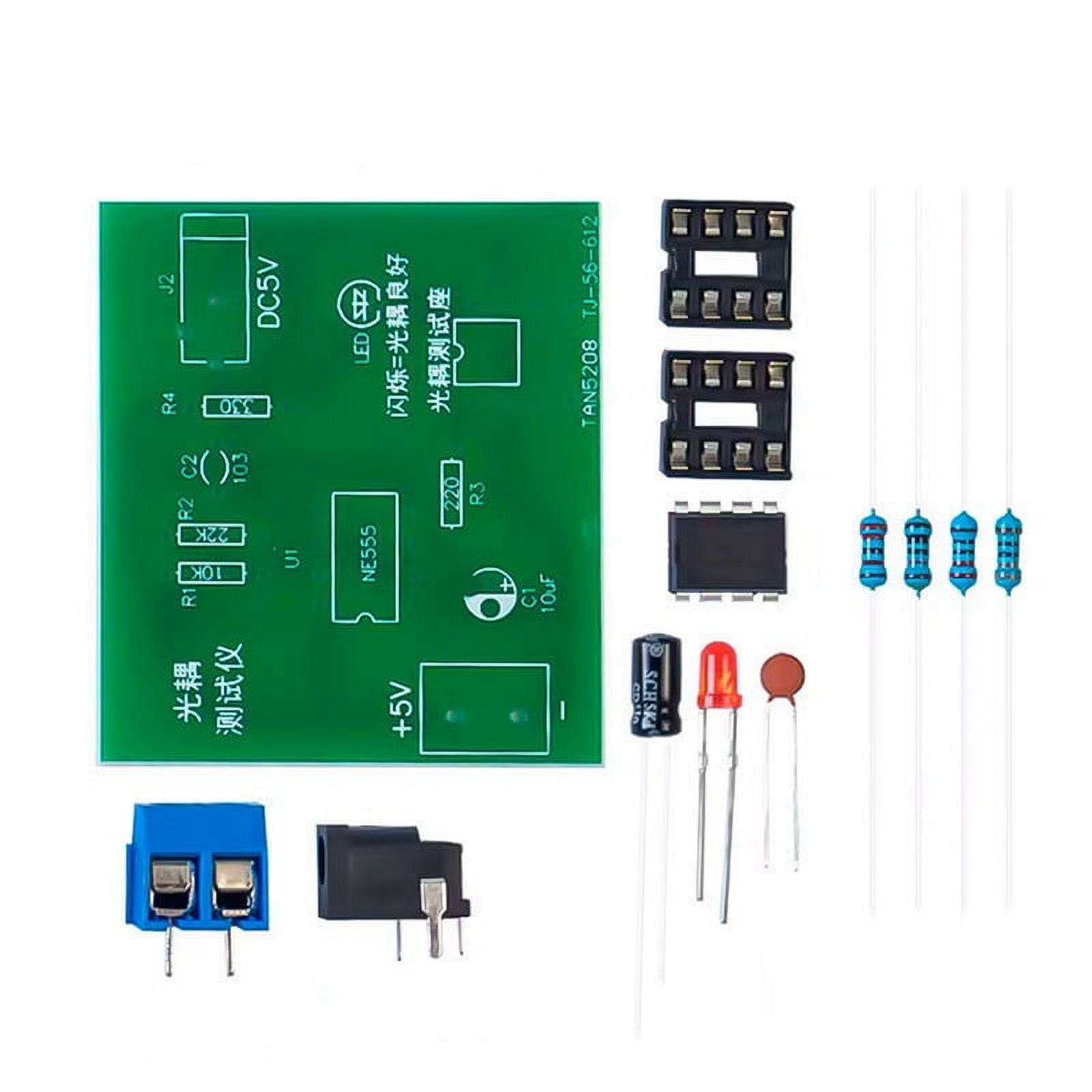 Optocoupler Tester Kit 555 Application Circuit Board Practice Welding ...