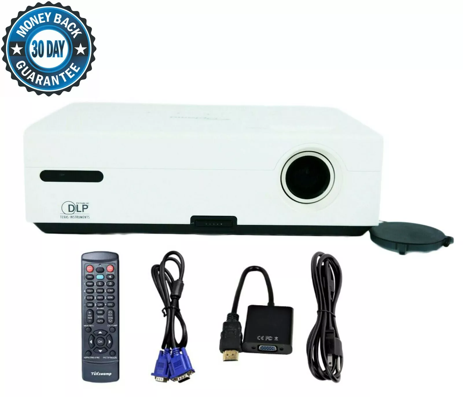 Pre-Owned Optoma EX530 DLP Projector 2600 ANSI HDMI-adapter HD 1080i ...