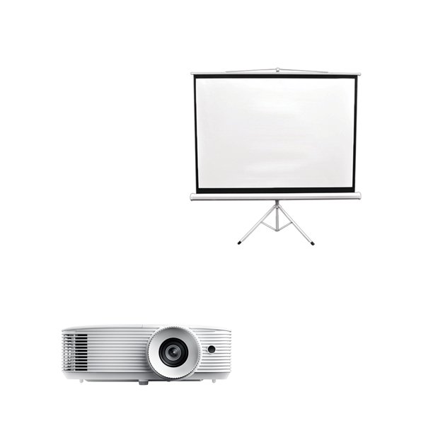 Optoma HD27e 1080p Home Entertainment Projector & Pyle Home PRJTP84 ...