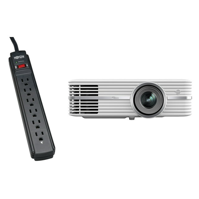 Optoma UHD50 4K UHD Home Theater Projector & Tripp Lite 6-outlet Surge ...