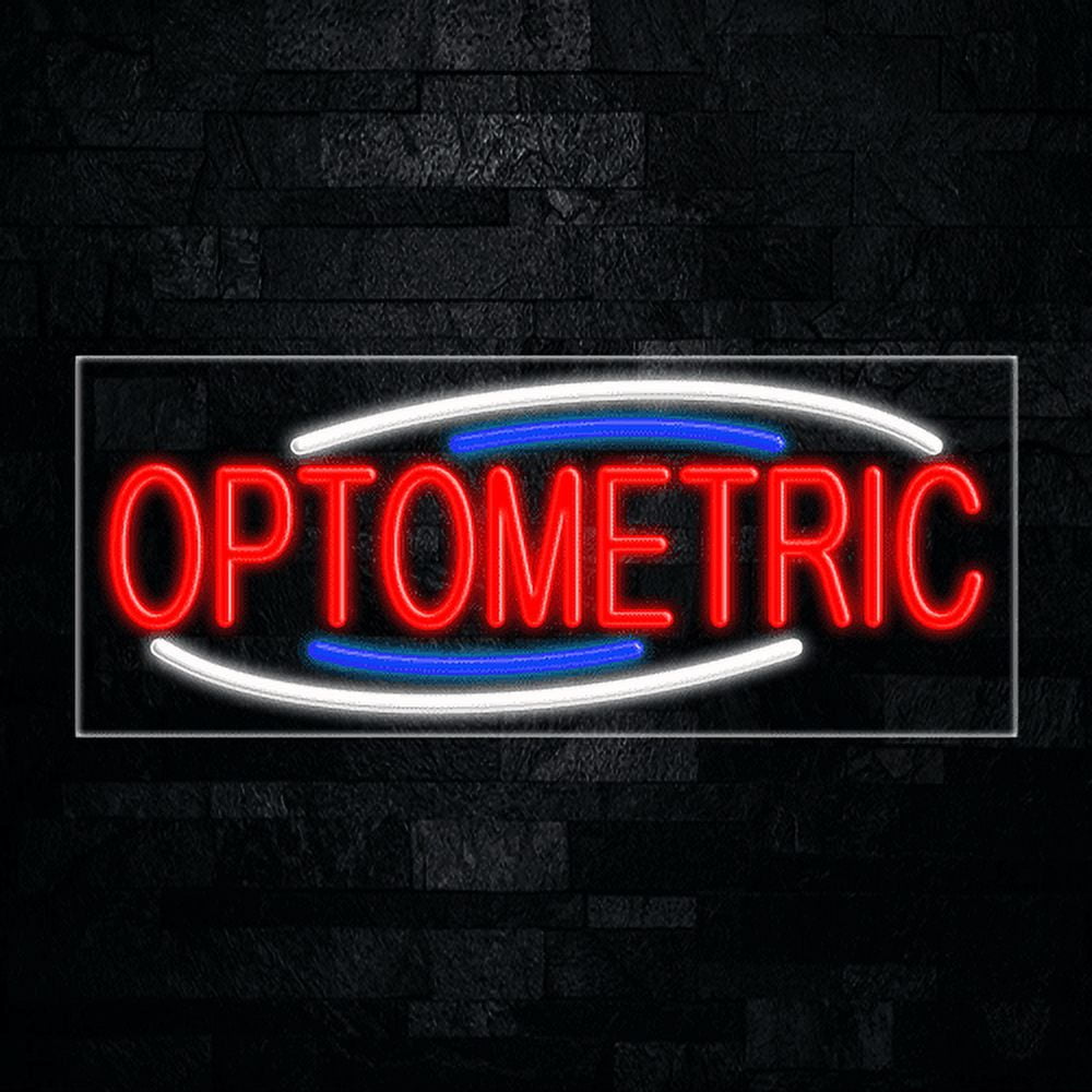 Optometric-LED Neon Sign 30"L x 12"H #30861 - Walmart.com