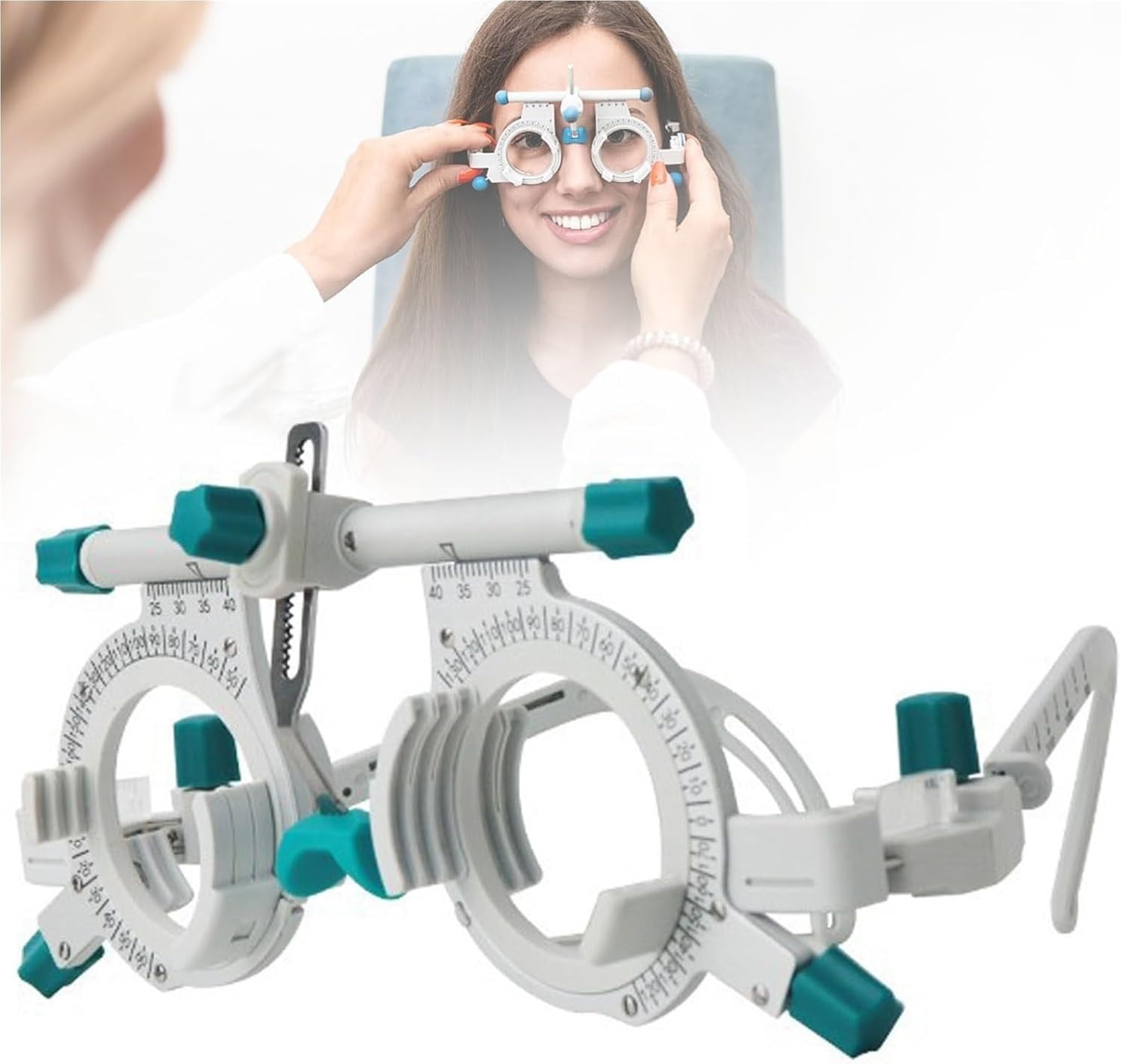 Optometric Universal Optical Trial Frame PD 48-80mm,Adjustable Optical ...