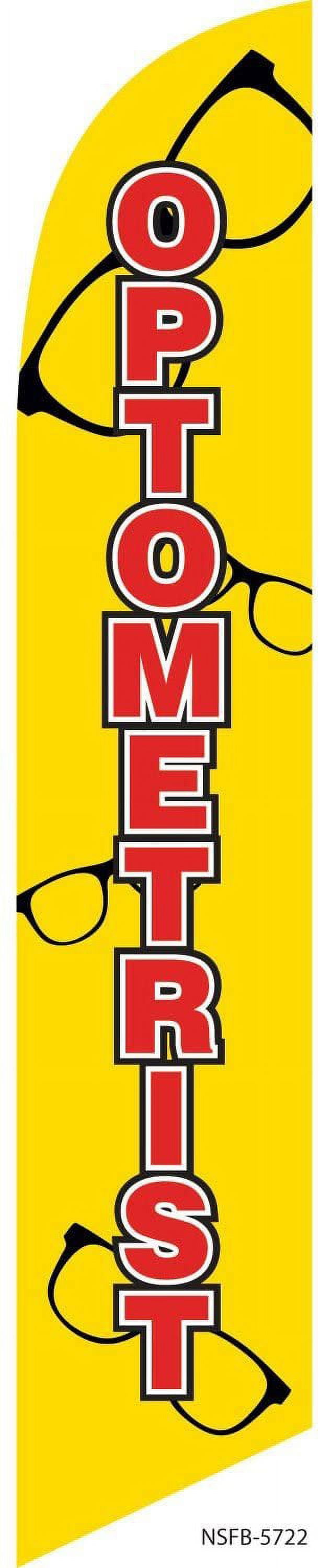 Optometrist Eyecare Advertising Feather Banner Swooper Flag ...