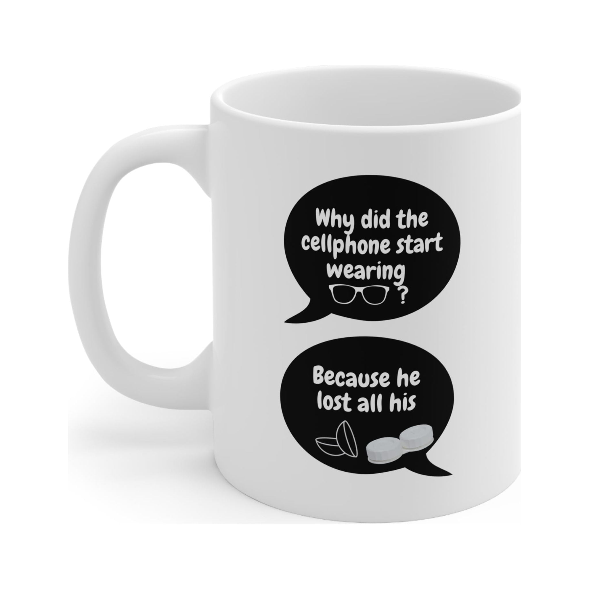 Optometrist Funny Mug Joke Ceramic Mug 11oz R-Handed - Walmart.com