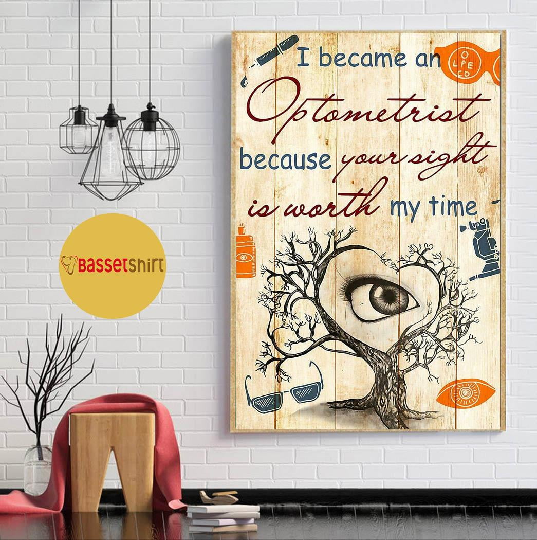 Optometrist Worth funny wall decor poster 24 x 36 Inch Poster - Walmart.com