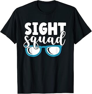 Optometrista Optician Optometry Sigh Squad Oftalmólogo, Negro, S ...