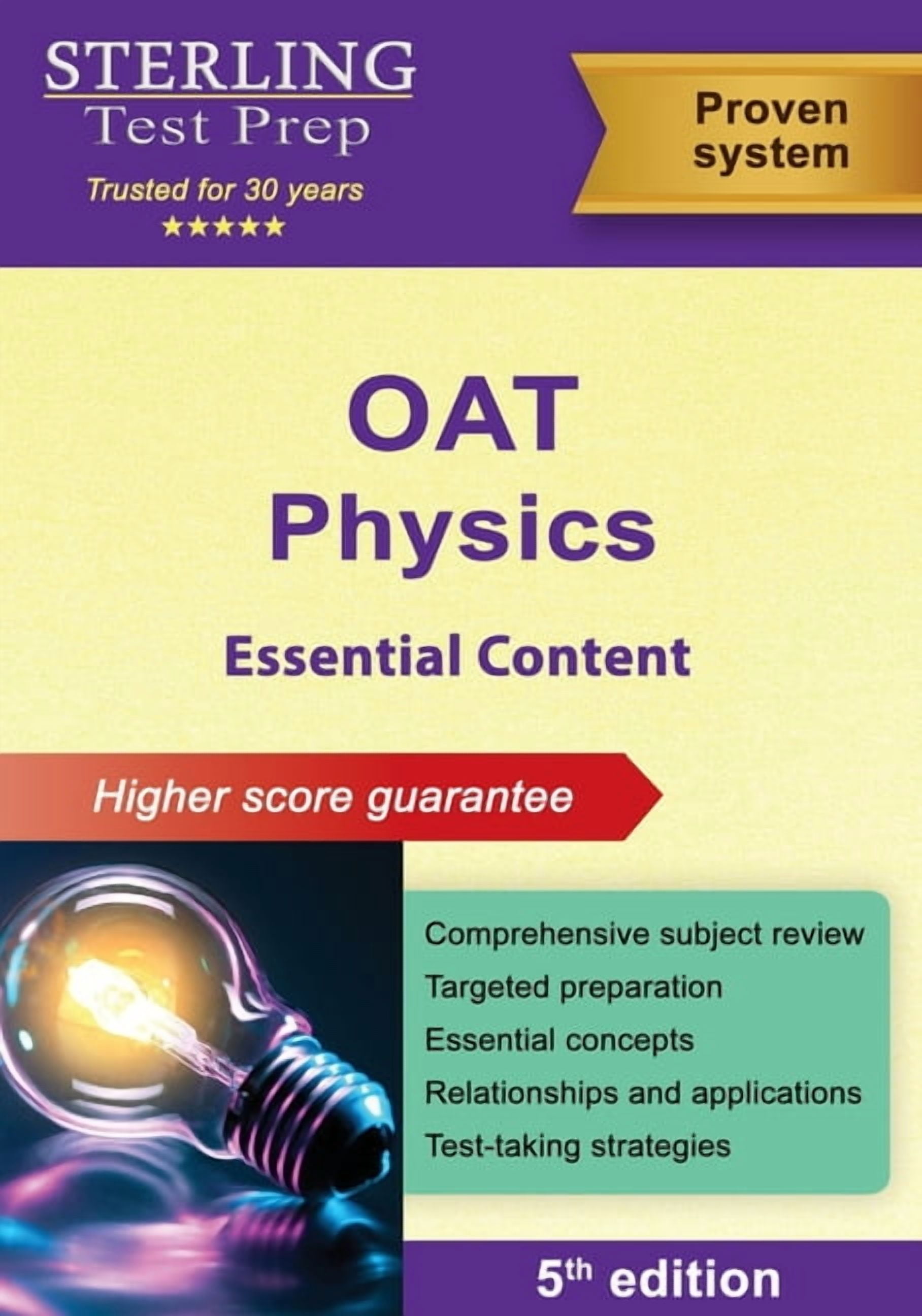 Optometry Admission Test (Oat) Preparati OAT Physics Essential Content ...