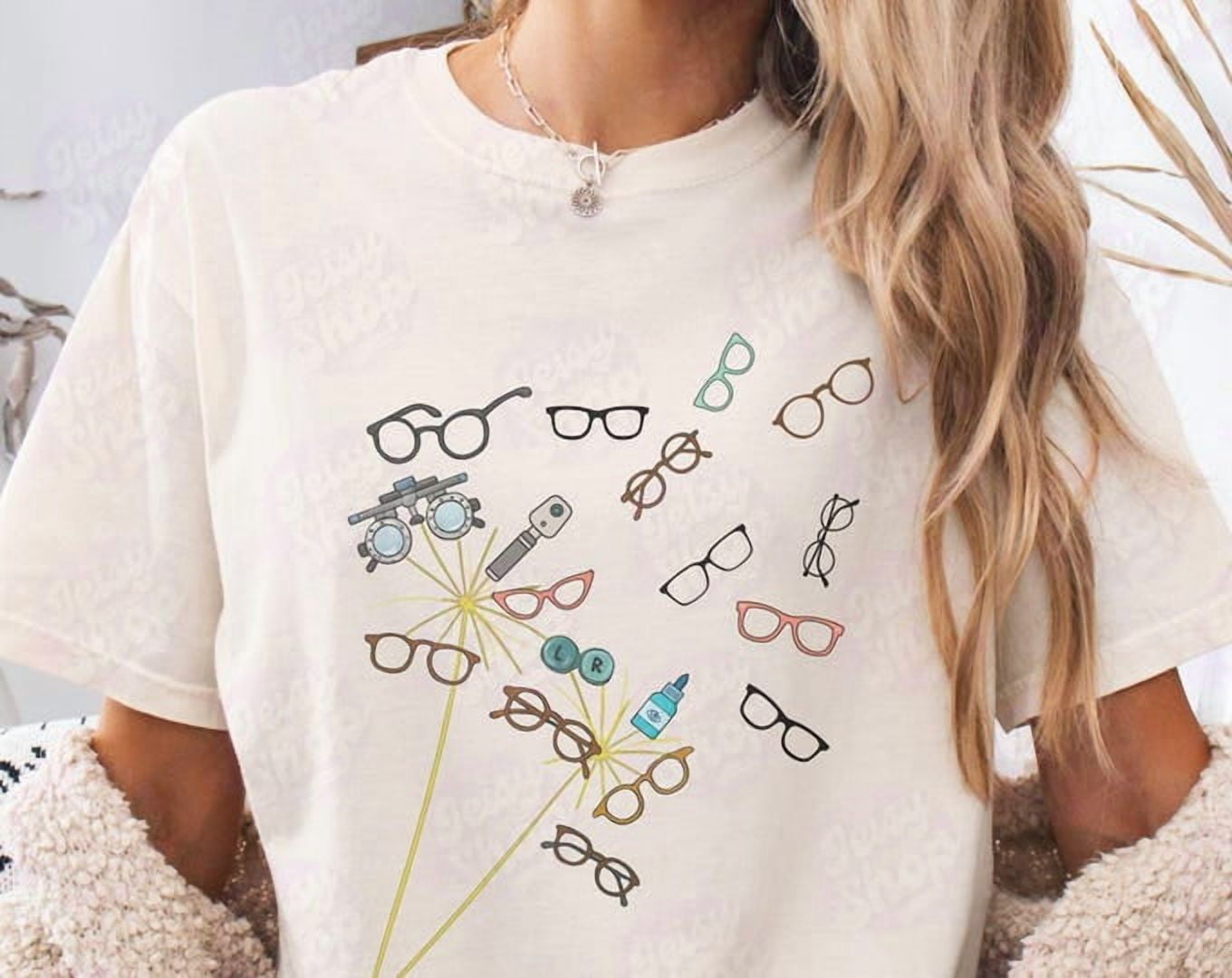 Optometry Flower Shirt, Optician Shirt, Optician Tee, Eye Doctor ...