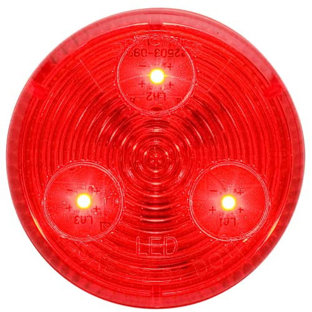 Optronics 2" Round Sealed LED Marker/Clearance Light- Red (MCL55RB ...