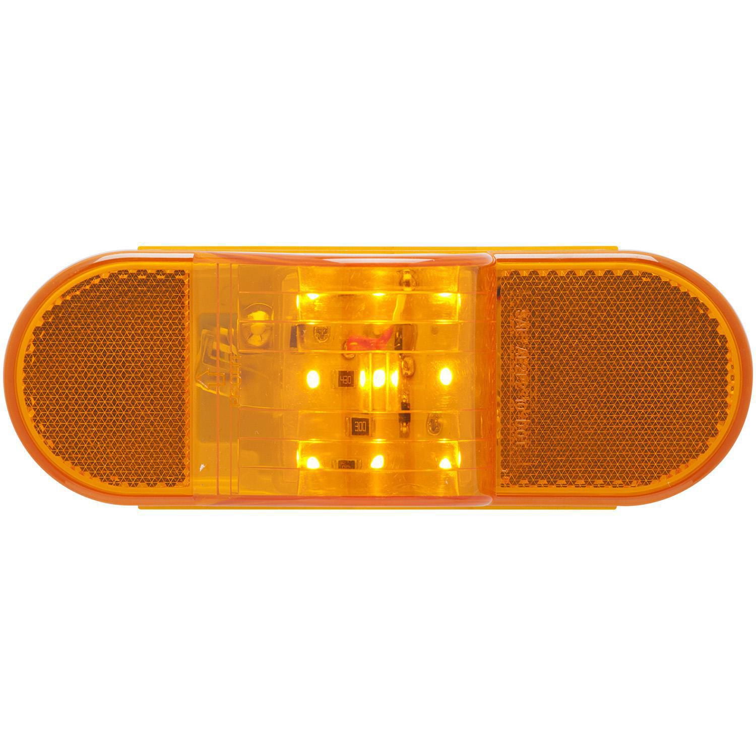 Optronics 6" Oval Side Turn Signal/Marker Light, Recess Mount, PL-3 ...
