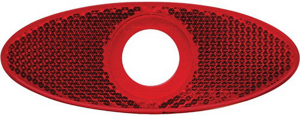 Optronics A11RXB - 3/4" Lights Red Oval Reflector Surround - Walmart.com