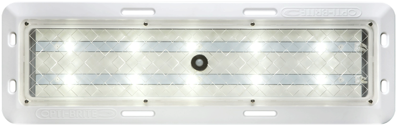 Optronics ILL28CMBP Clear LED Dome Light With Motion Sensor, White ...