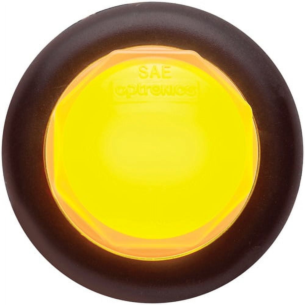 Optronics MCL110AKB GloLight Amber 3/4" Marker Light Kit with Grommet ...