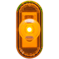 Optronics - MCL290APG - ONE LED MARK MINI AMBER .180MB WIRE PLG - (Pack of 1) - Walmart.com