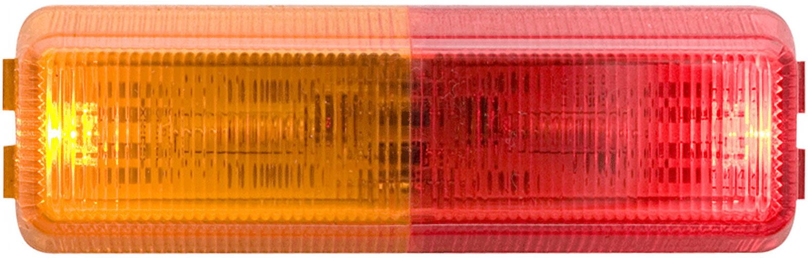 Optronics - MCL61ARB - LED THINLINE M/C 2 DIODE AMB/RED FENDER - (Pack ...