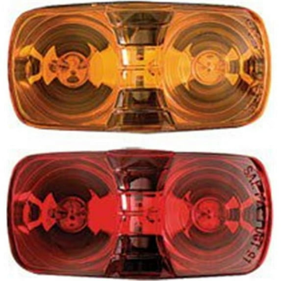 Optronics O24-MC42RBP Dual Bulb Marker & Clearance Lights, Red ...