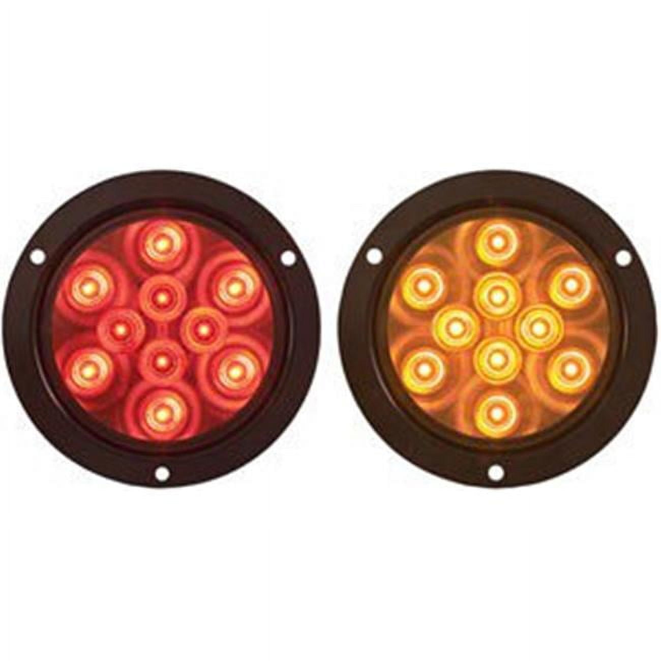 Optronics O24-STL42RBP 4 in. Round Sealed LED Lights with Mounting ...