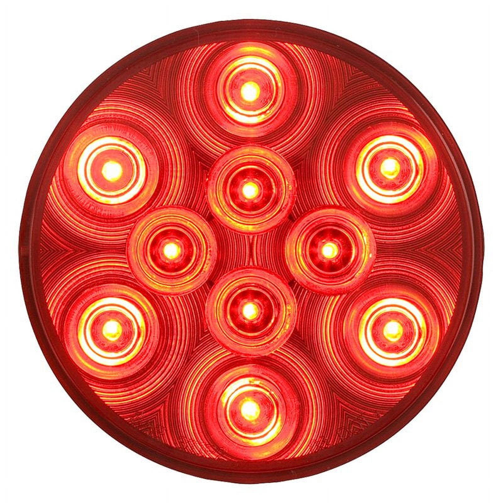 Optronics STL43RB - STL43 Series 4" Red Round Grommet Mount LED Tail ...