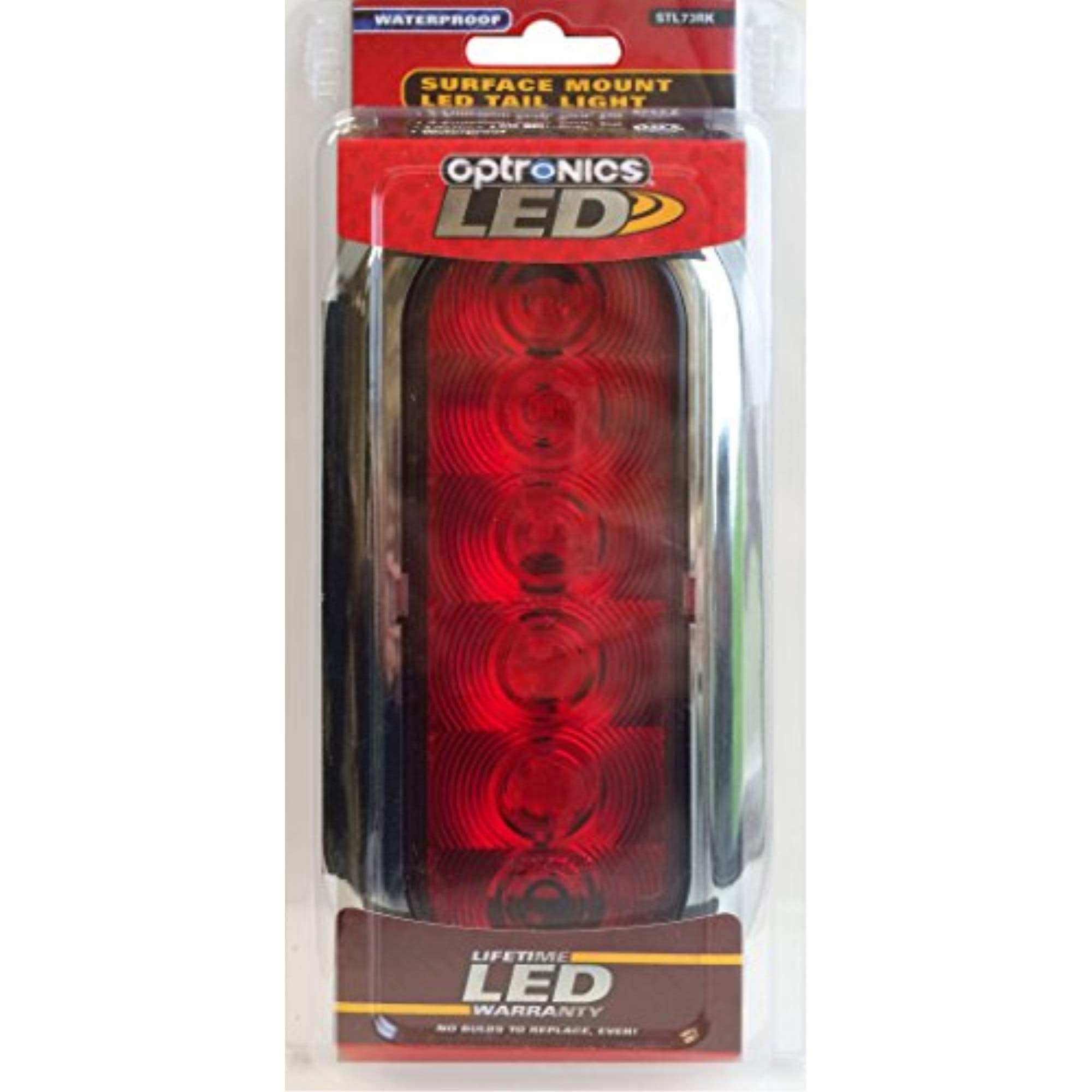 Optronics STL73RK Fleet Count CM31 6" Oval Sealed LED Light Kit, Red - Walmart.com