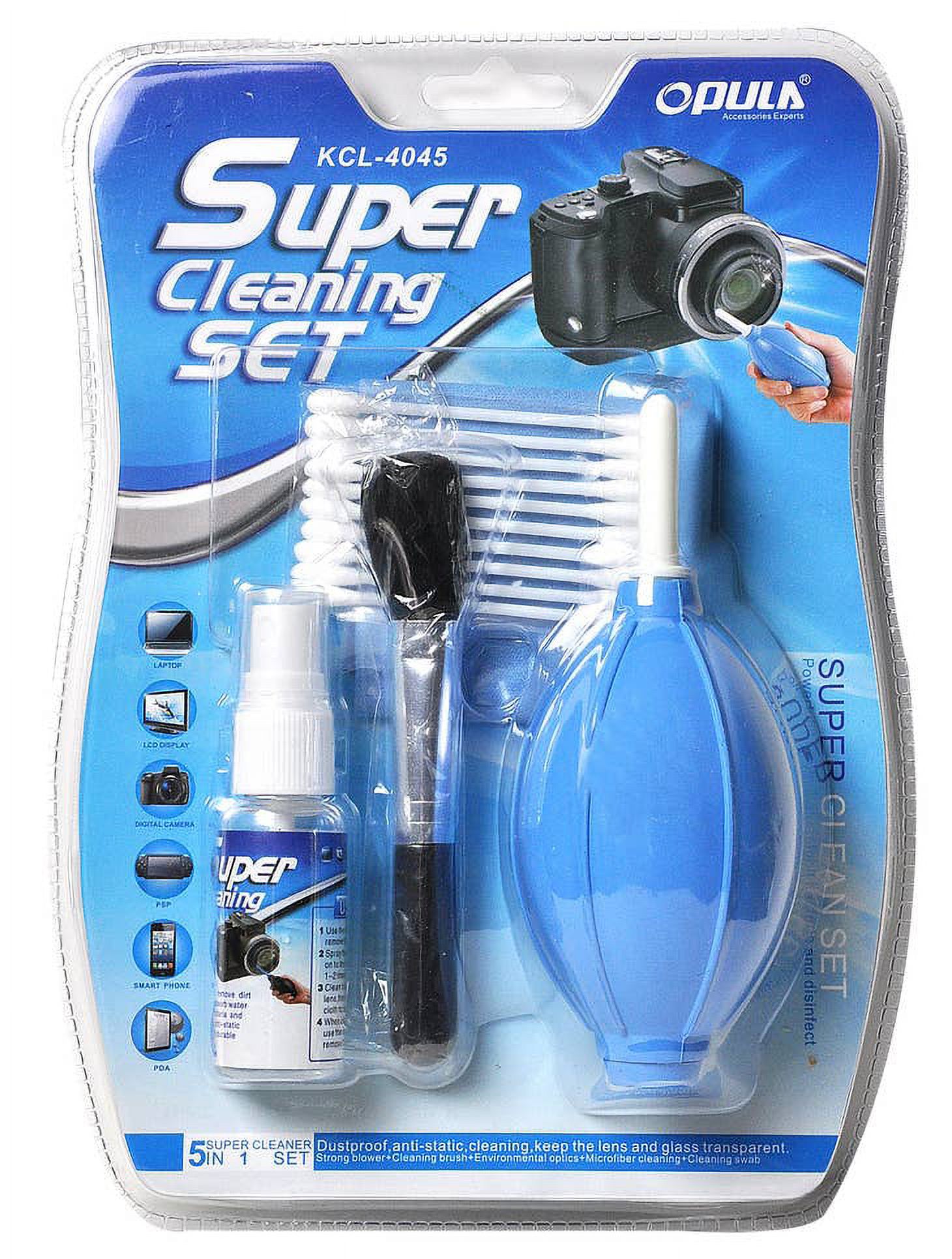 Opula Super Screen Cleaning 5 in 1 Set KCL-4045 - Walmart.com