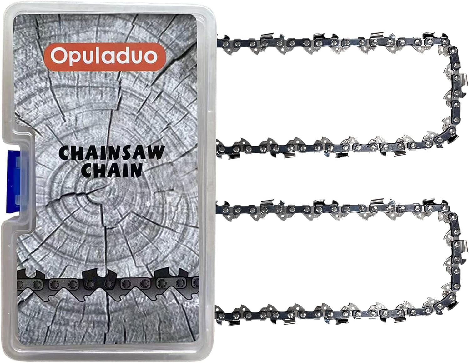 Opuladuo 14-Inch Chainsaw Chain Replacement, 3/8 Pitch, .043 Gauge, 52 ...