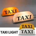 Opvise 12V Taxi Roof Light Universal Long Life Waterproof Magnetic ...