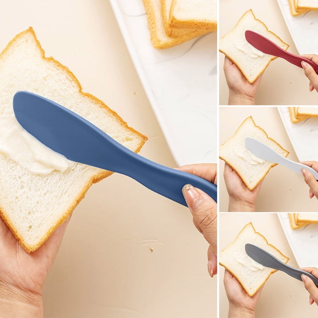 Opvise 2Pcs Plastic Cake Spatula Food-Grade PP Material Colorful ...