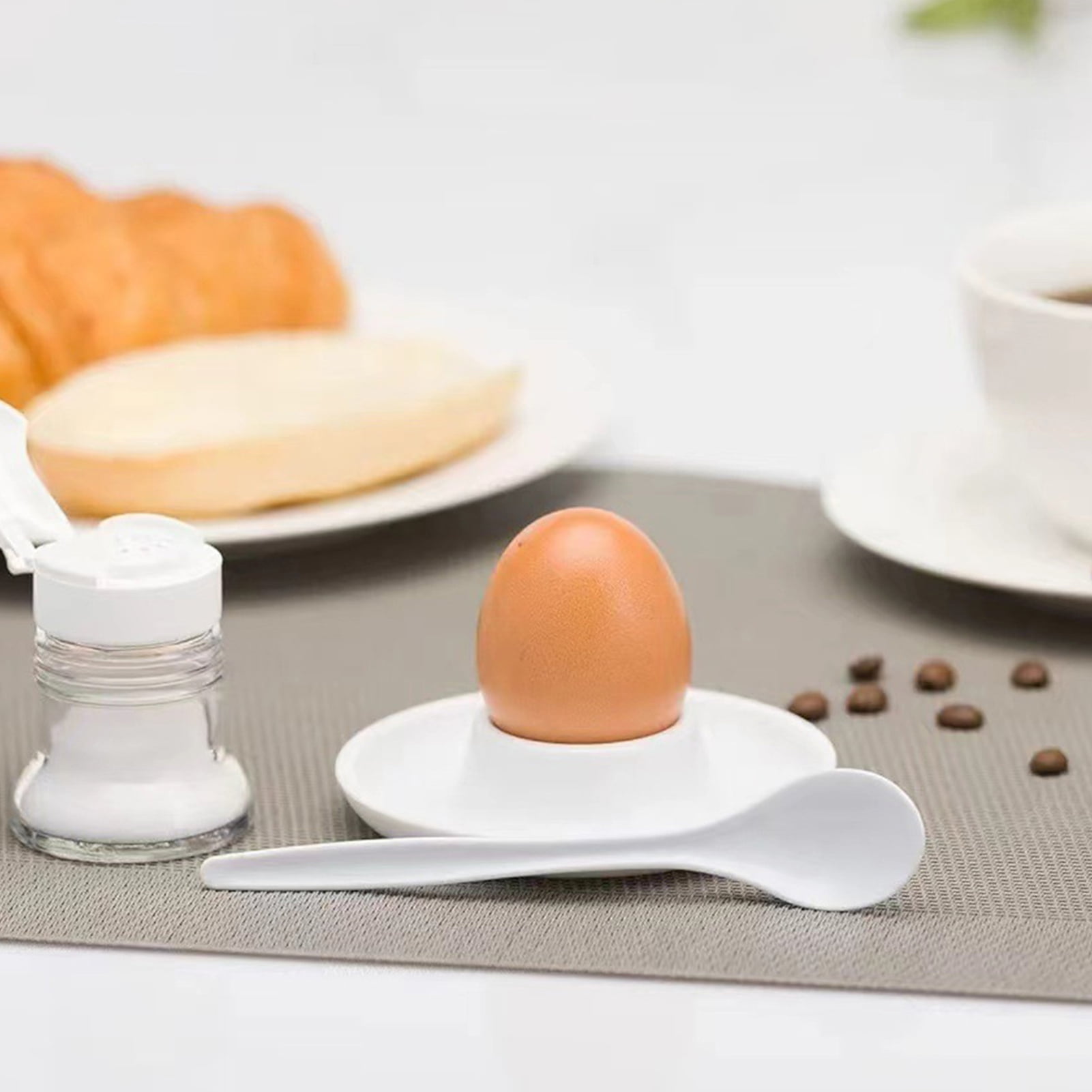 Opvise 4/6 Pack Square Egg Holders, Food-Grade PP Durable Boiled Egg ...