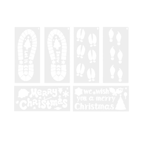 Christmas Footprint Art