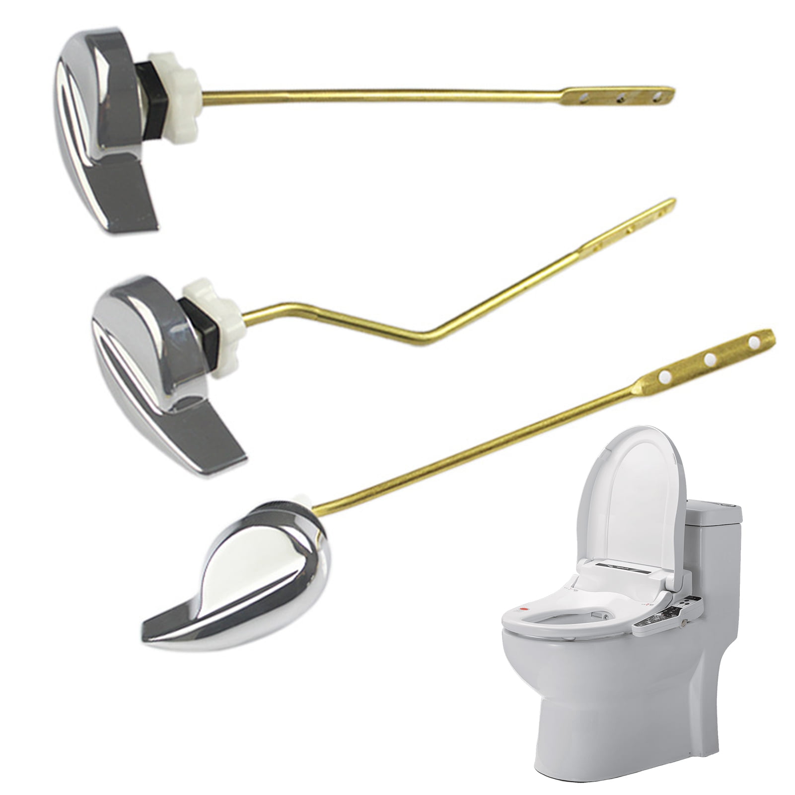 Opvise Adjustable Toilet Flush Wrench - Solid Brass Corrosion-Resistant ...