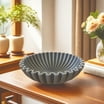 Usmixi Ruffled Decorative Bowl - Living Room Coffee Table and Console ...